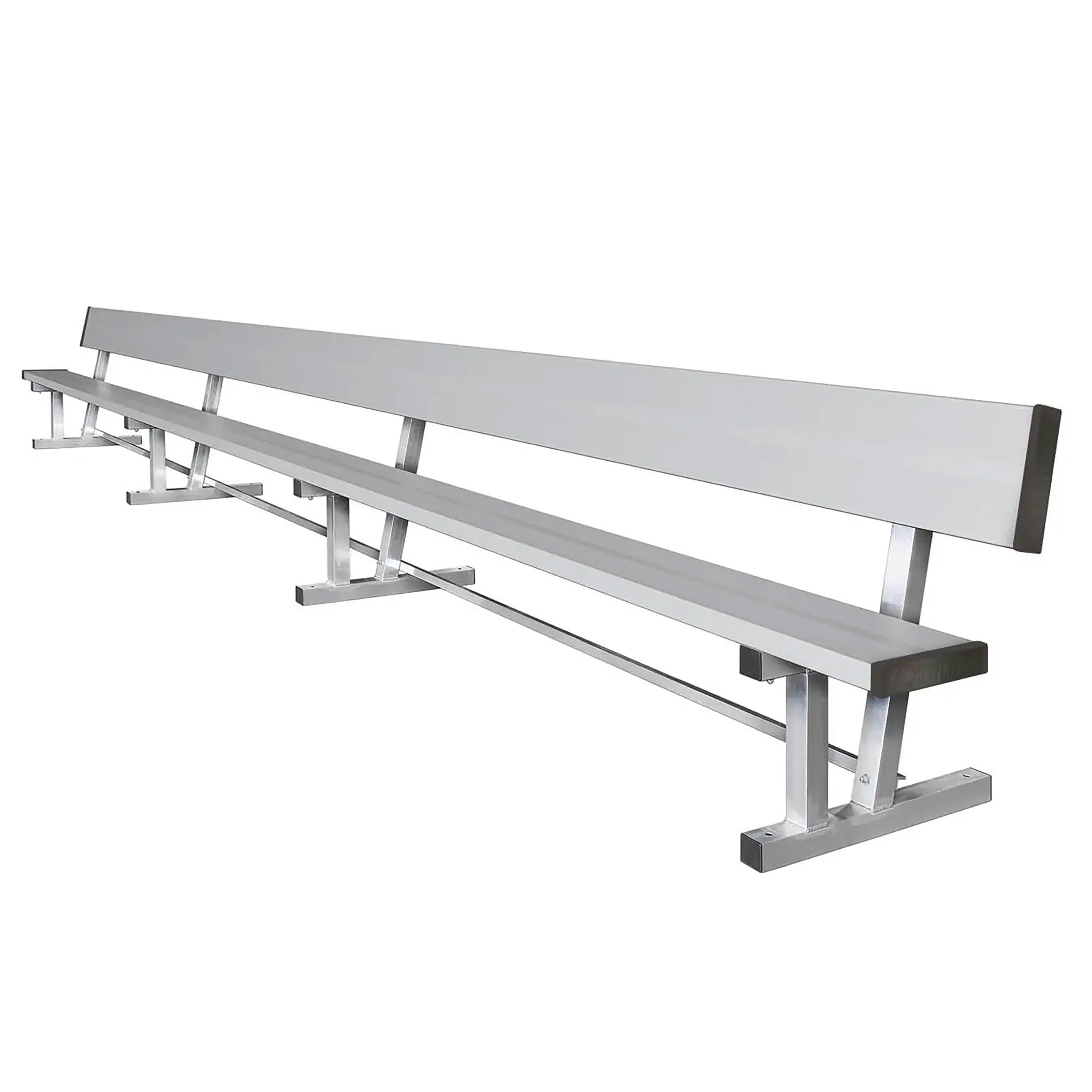 KWIK GOAL 21' Bench with Backrest | Baseball Fence Store