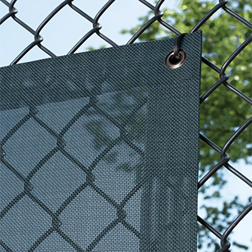 FenceMate 6' GM90 Closed Mesh Baseball Windscreen (Black) | Baseball ...