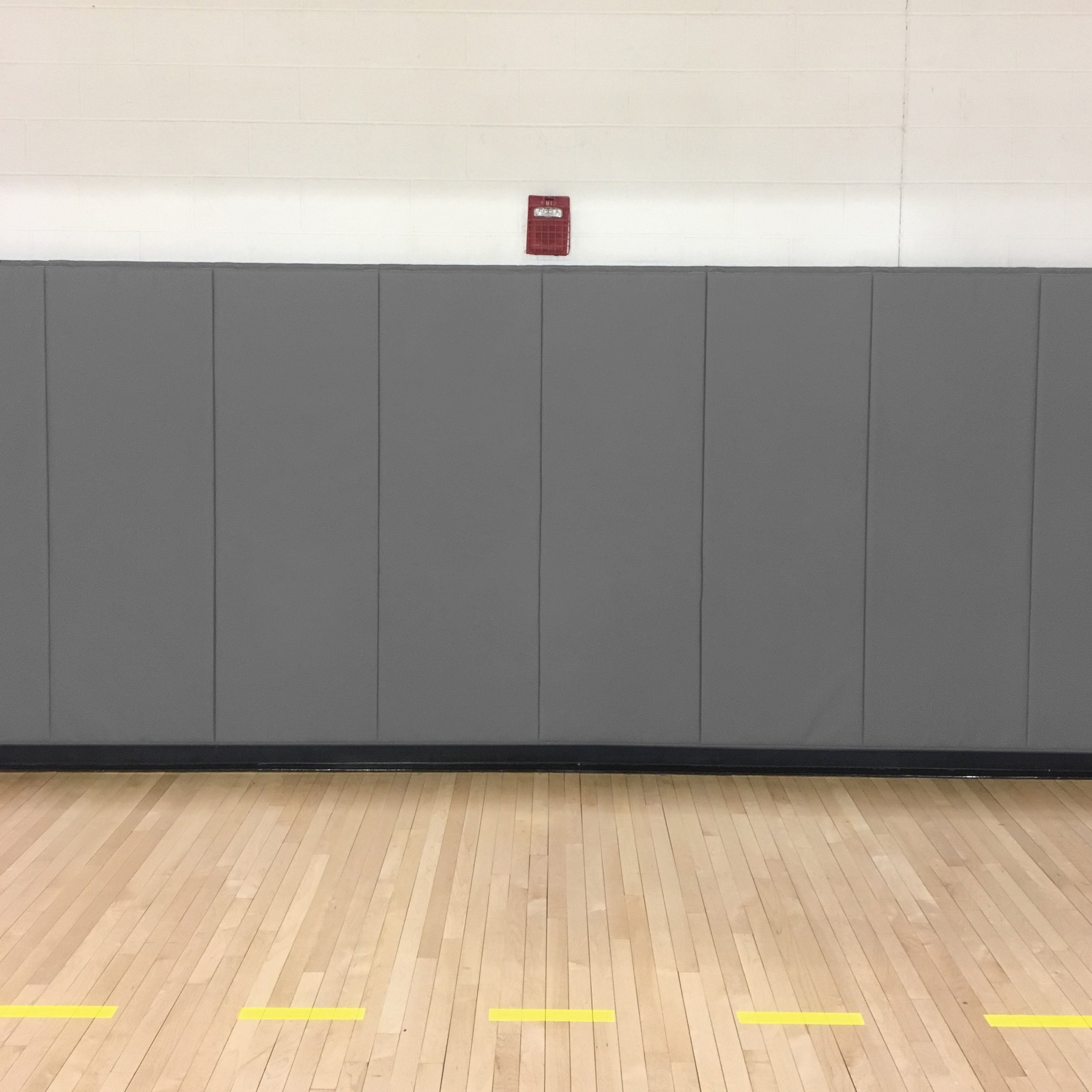 EnviroSafe Gymnasium Wall Padding 2' x 7' x 1.375" AirTex50 Indoor Wall ...