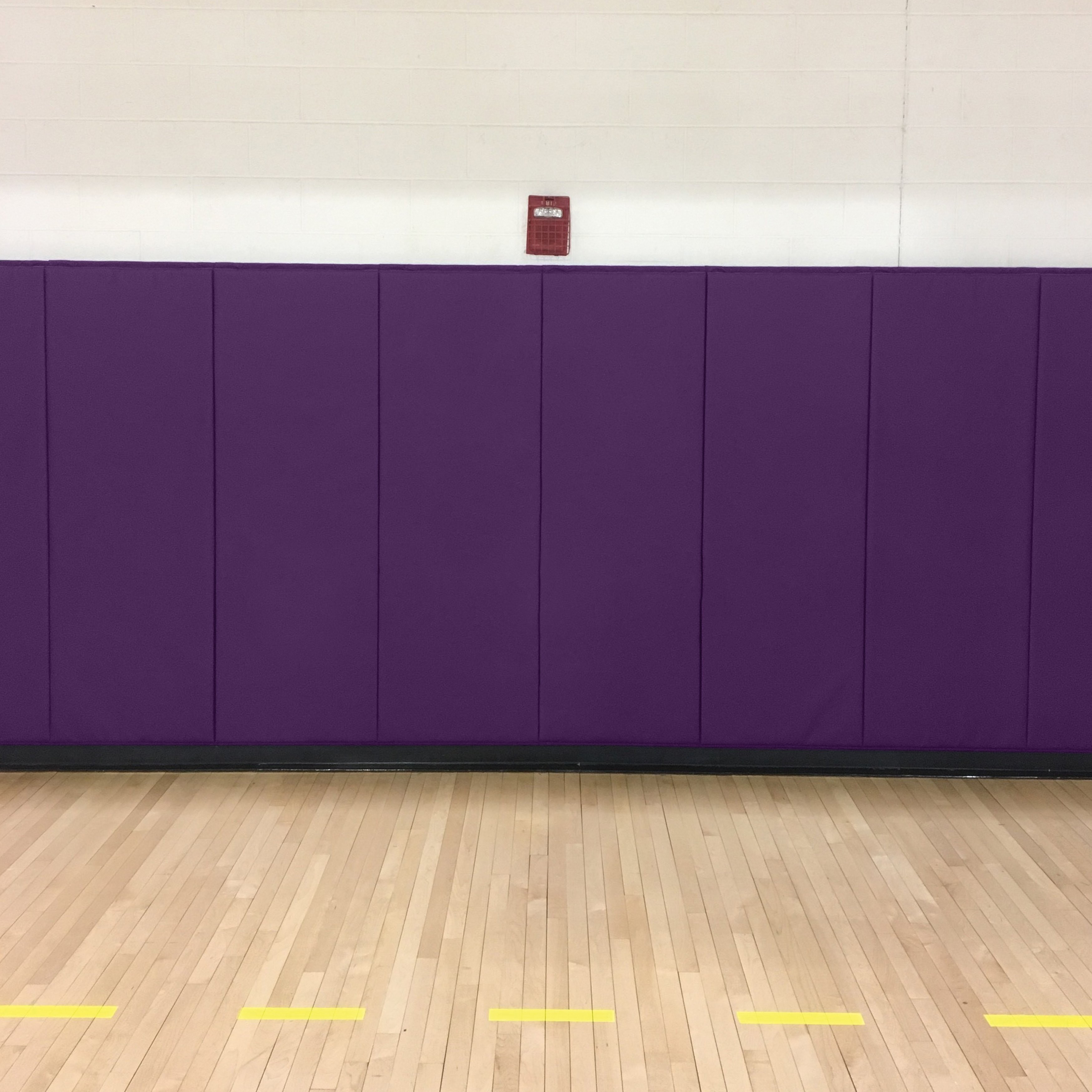 EnviroSafe Gymnasium Wall Padding 2' x 6' x 1.375" AirTex50 Indoor Wall ...