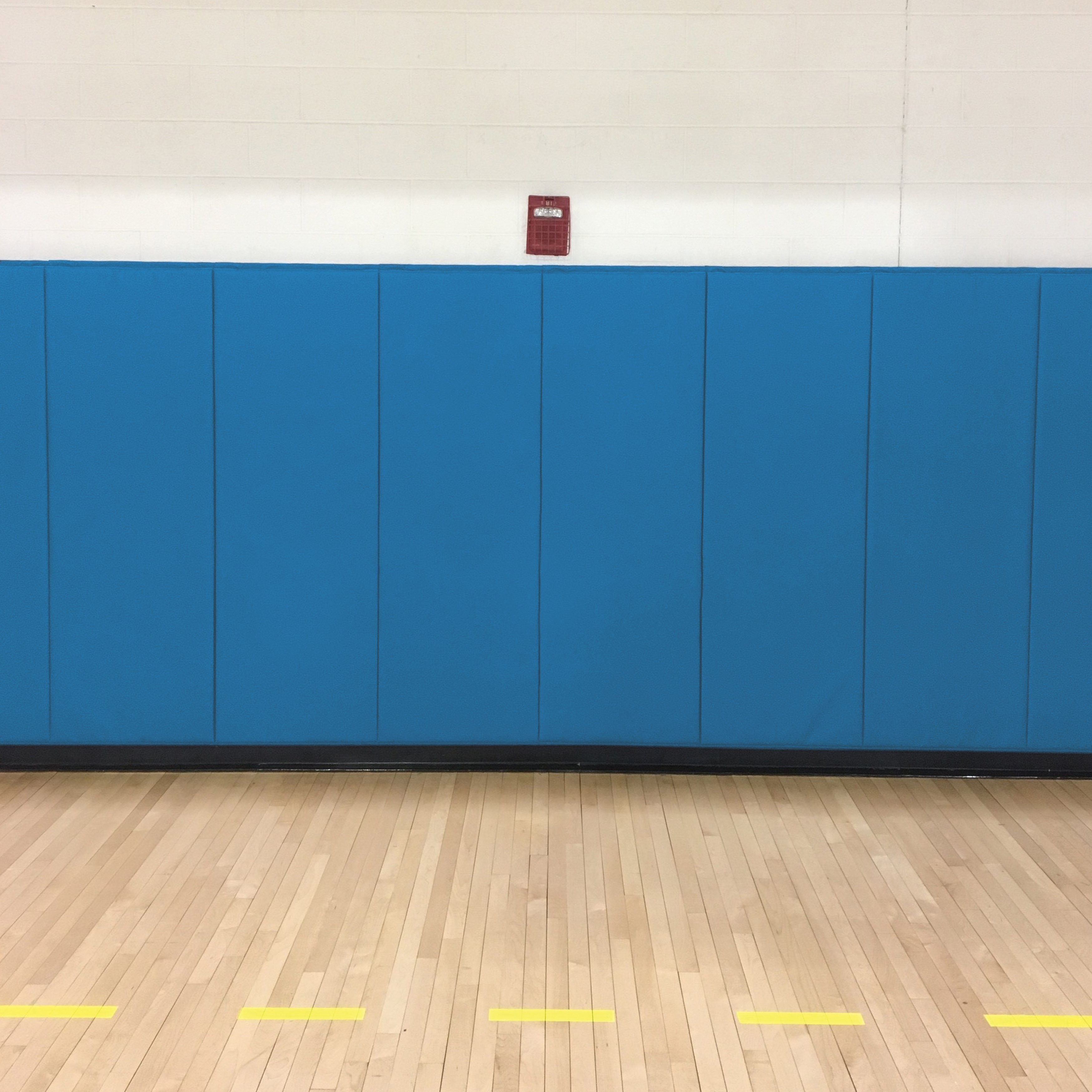 EnviroSafe Gymnasium Wall Padding 2' x 8' x 1.375" AirTex50 Indoor Wall ...