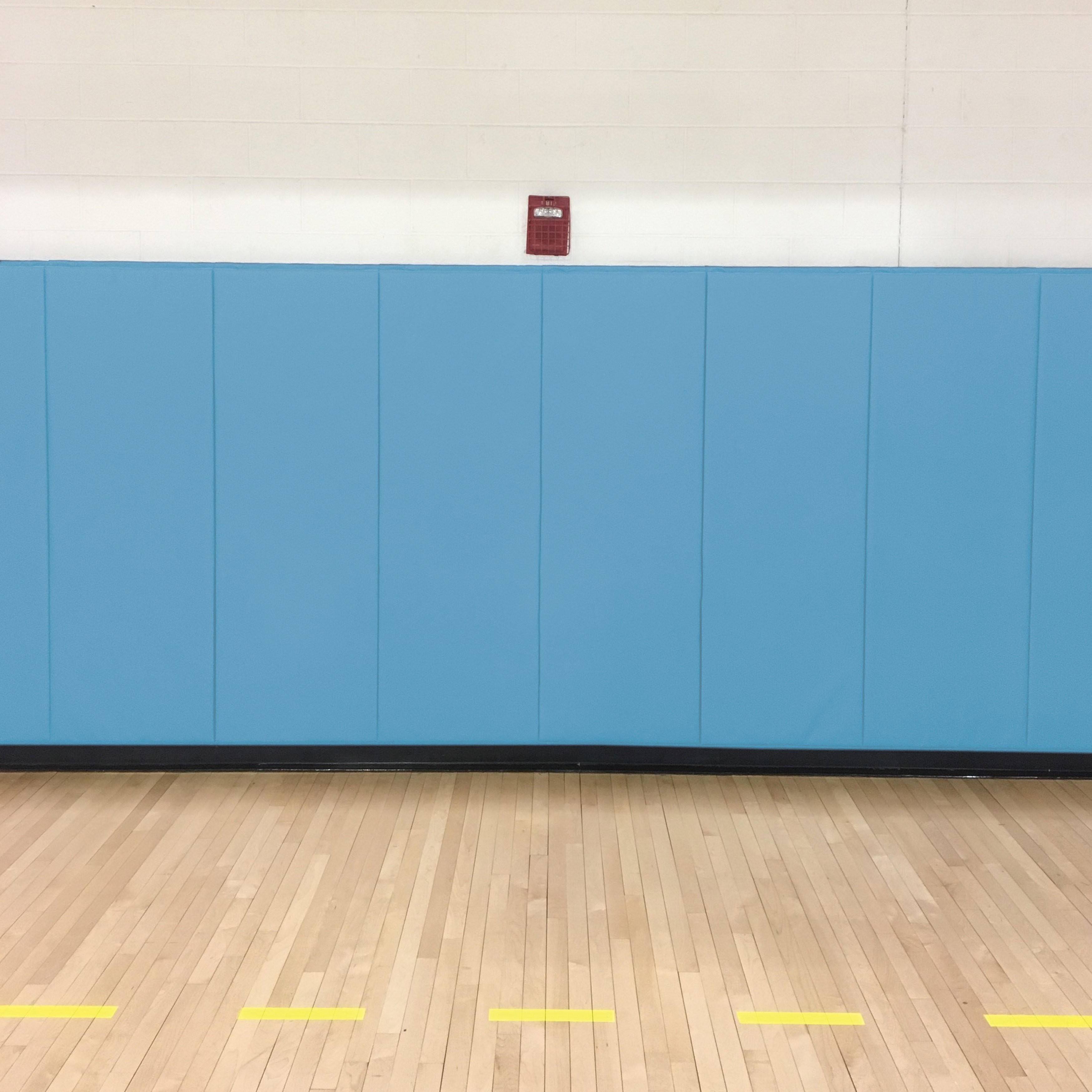 EnviroSafe Gymnasium Wall Padding 2' x 8' x 1.375" AirTex50 Indoor Wall ...