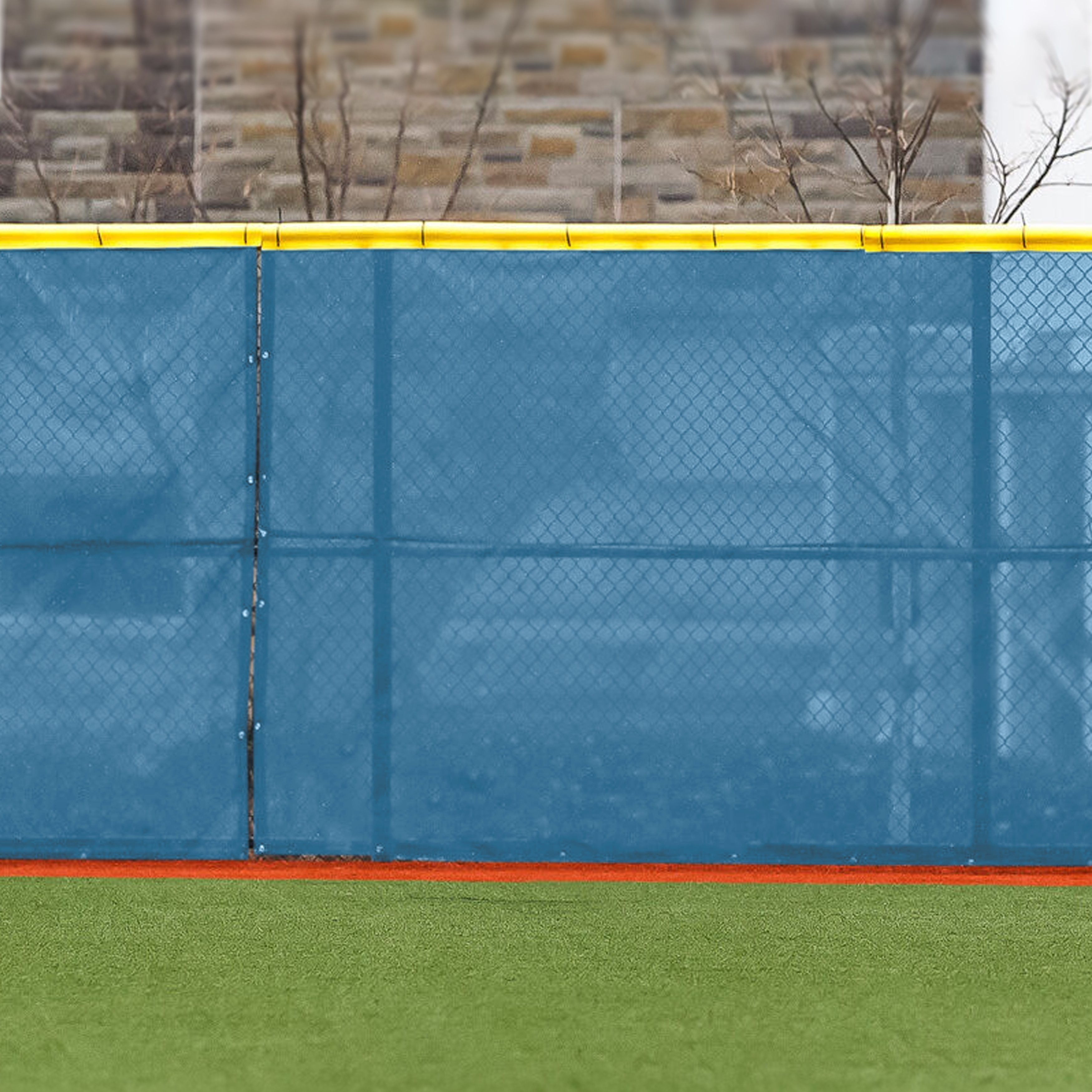 FenceMate Solid Vinyl Baseball Windscreen 6 ft. High x 45 ft. Long (Sky ...