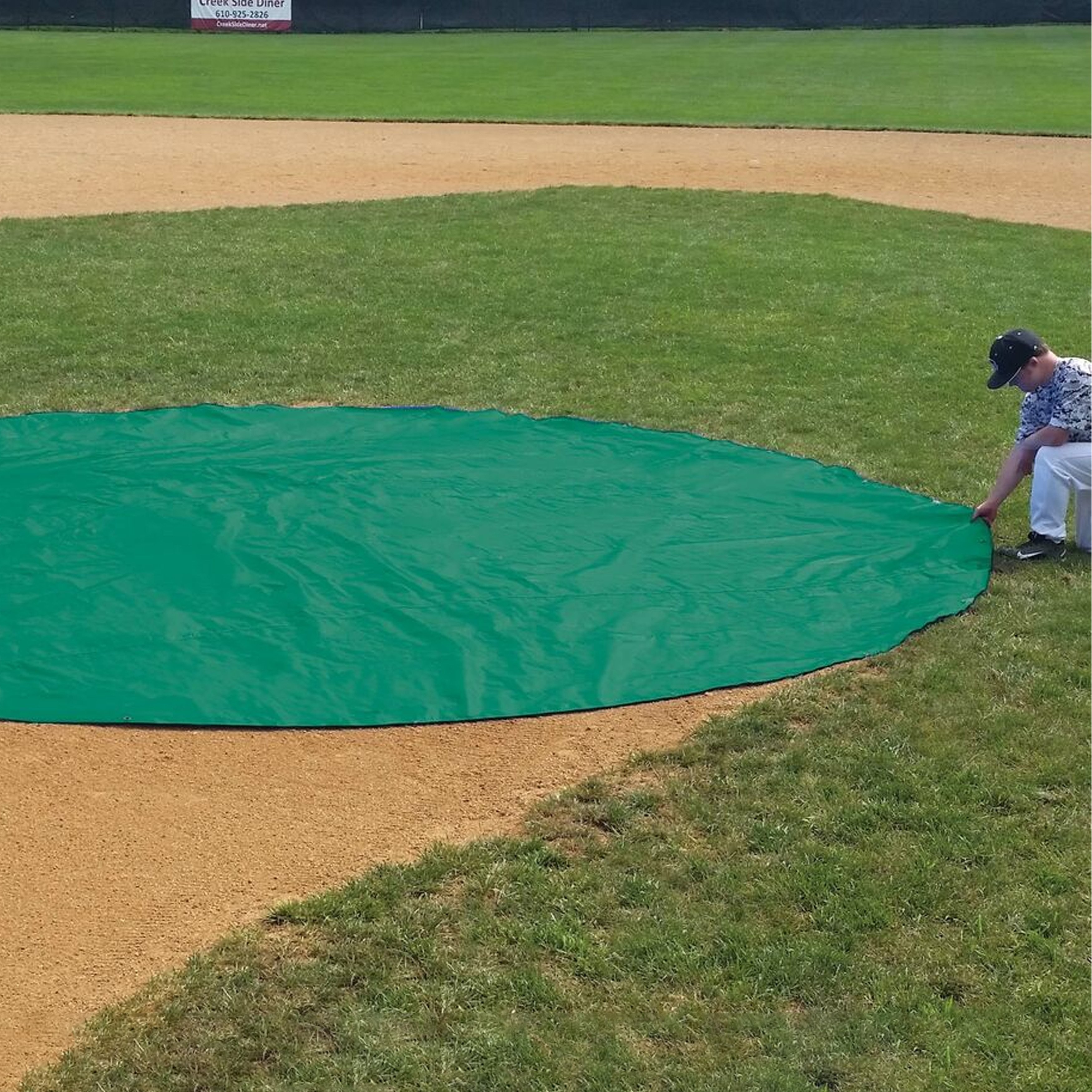 FieldSaver Endurcoat 8 oz Customizable Weighted Baseball Spot Cover ...