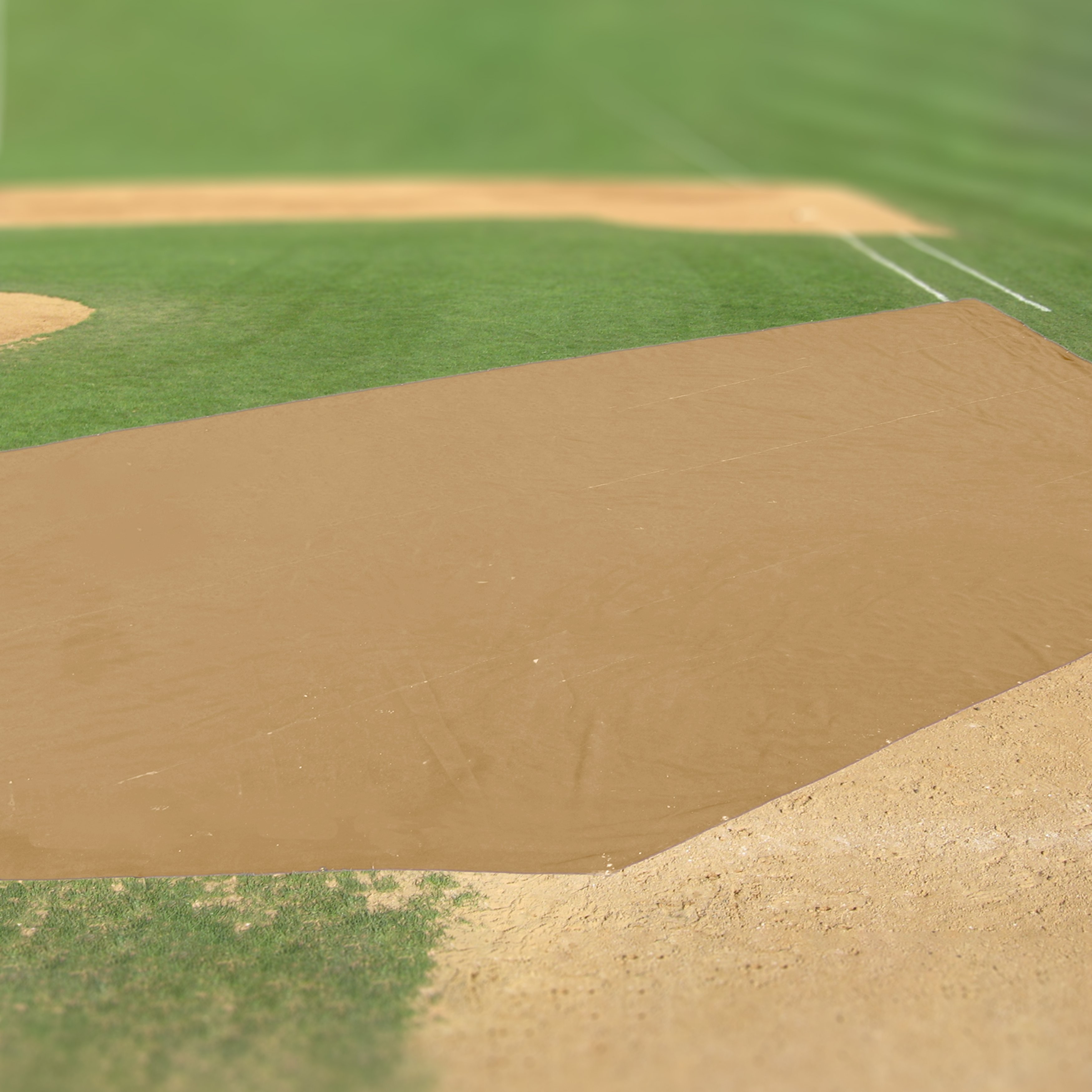 Fencemate 20' x 20' x 60' Baseball Infield Protector (Trapezoid Shaped ...