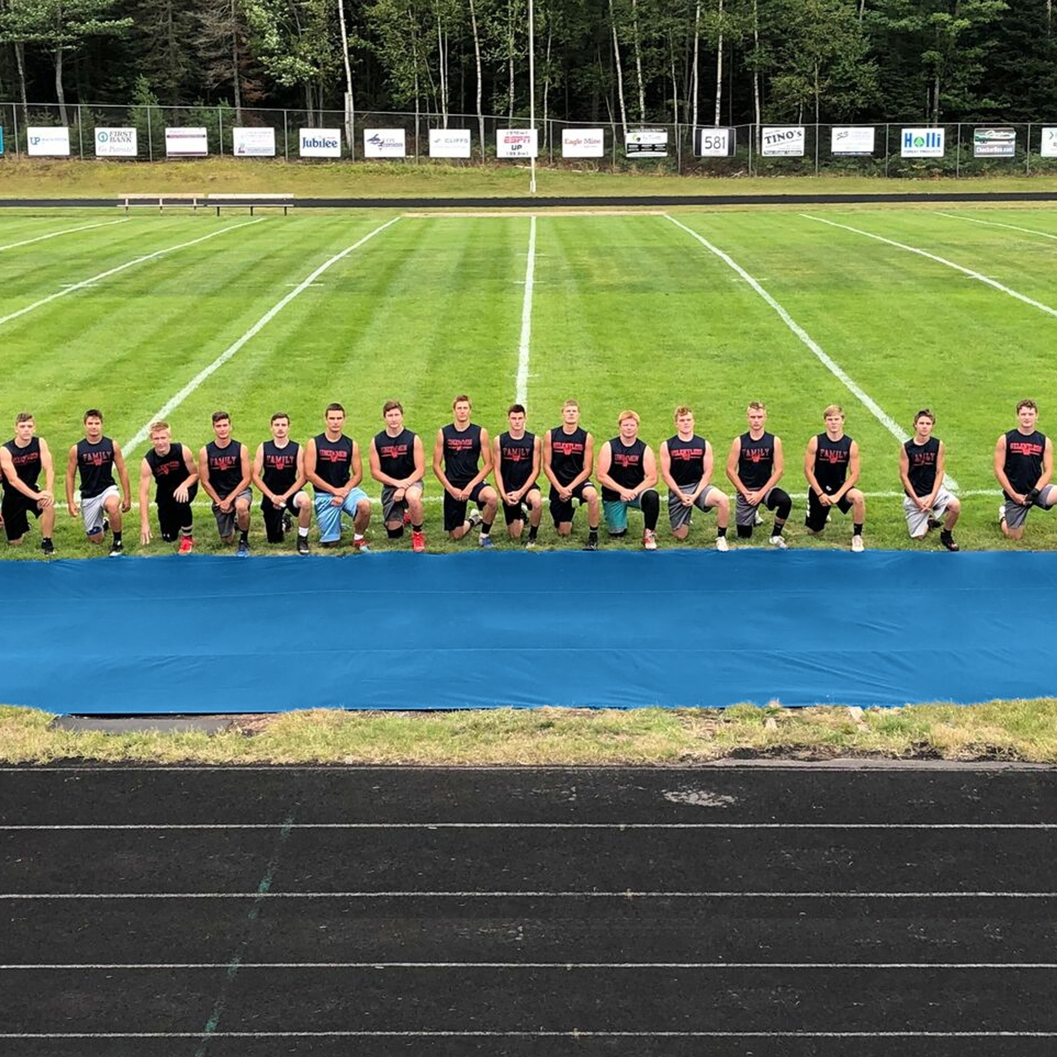 FieldSaver 16oz ArmorMesh Customizable Football Sideline Tarps (Woven ...