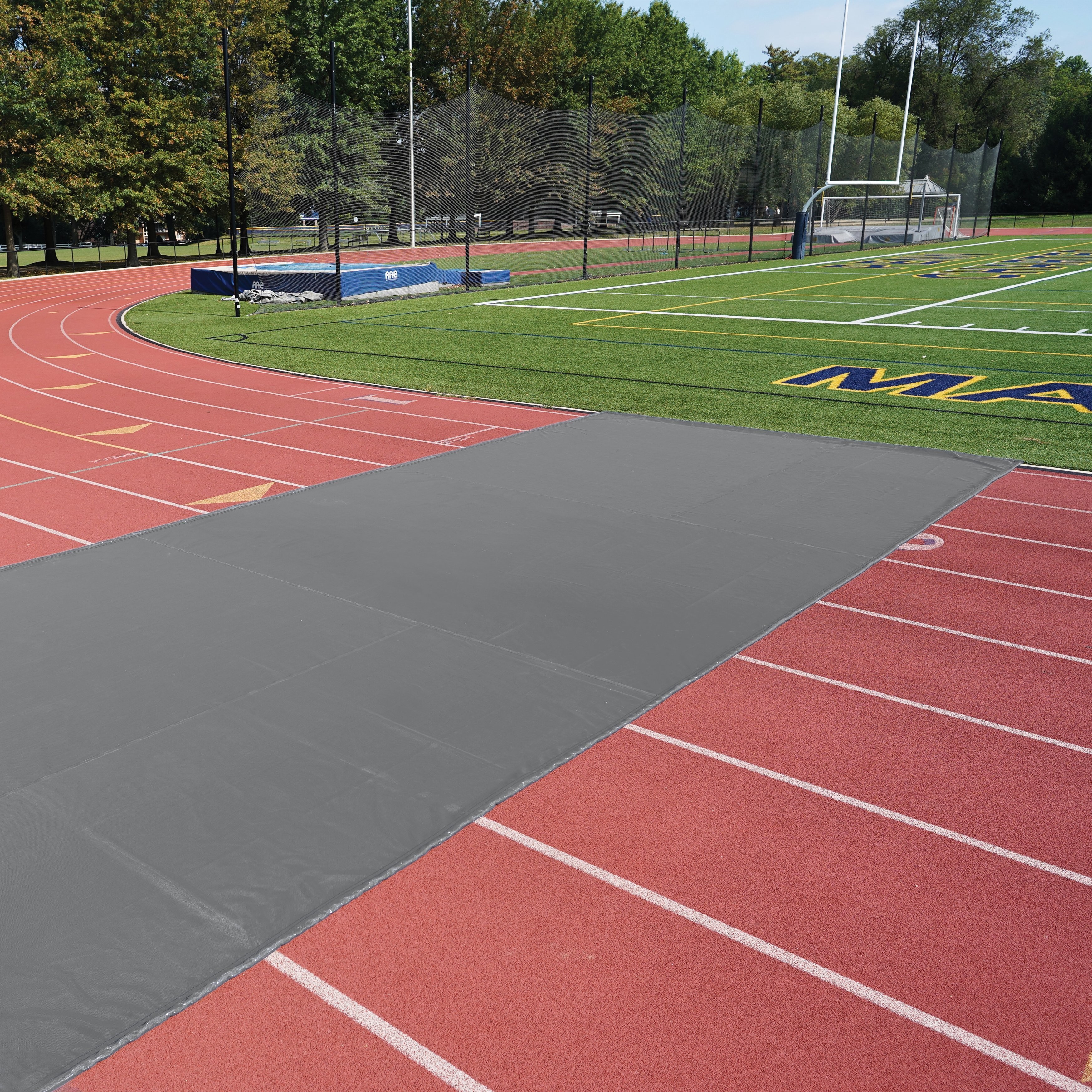 FieldSaver Weighted Track Protector 30' x 50' (16 oz ArmorMesh) - Light ...