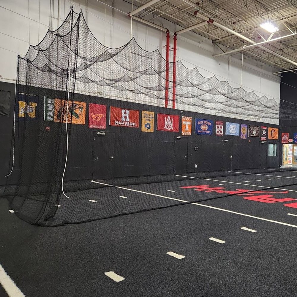 70ft L x 12ft W x 12ft H ProCage Batting Cage Tunnel Net | #24 Nylon ...