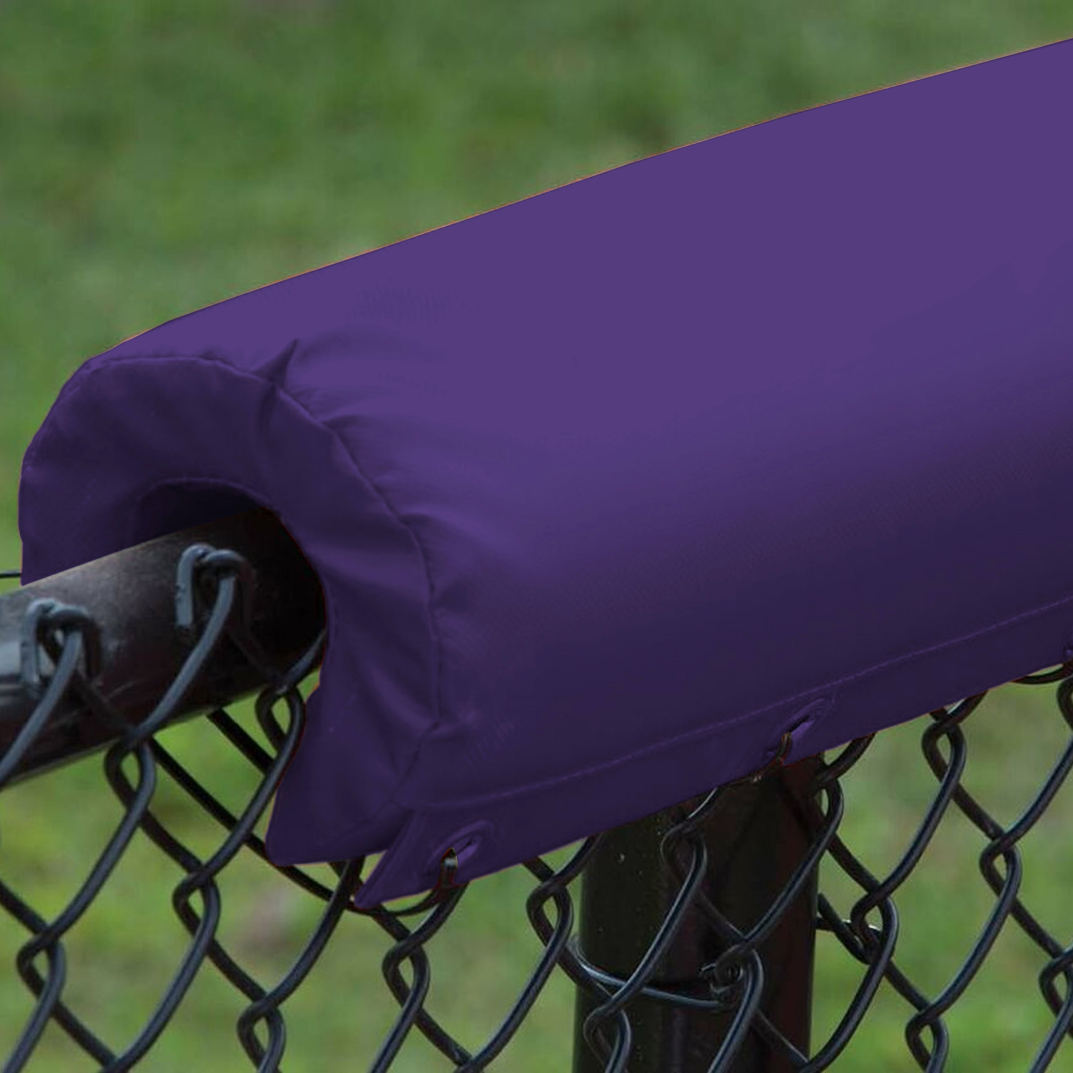 Envirosafe 1" Premium Vinyl Sewn Baseball Fence Rail Pad - Purple 50 ...