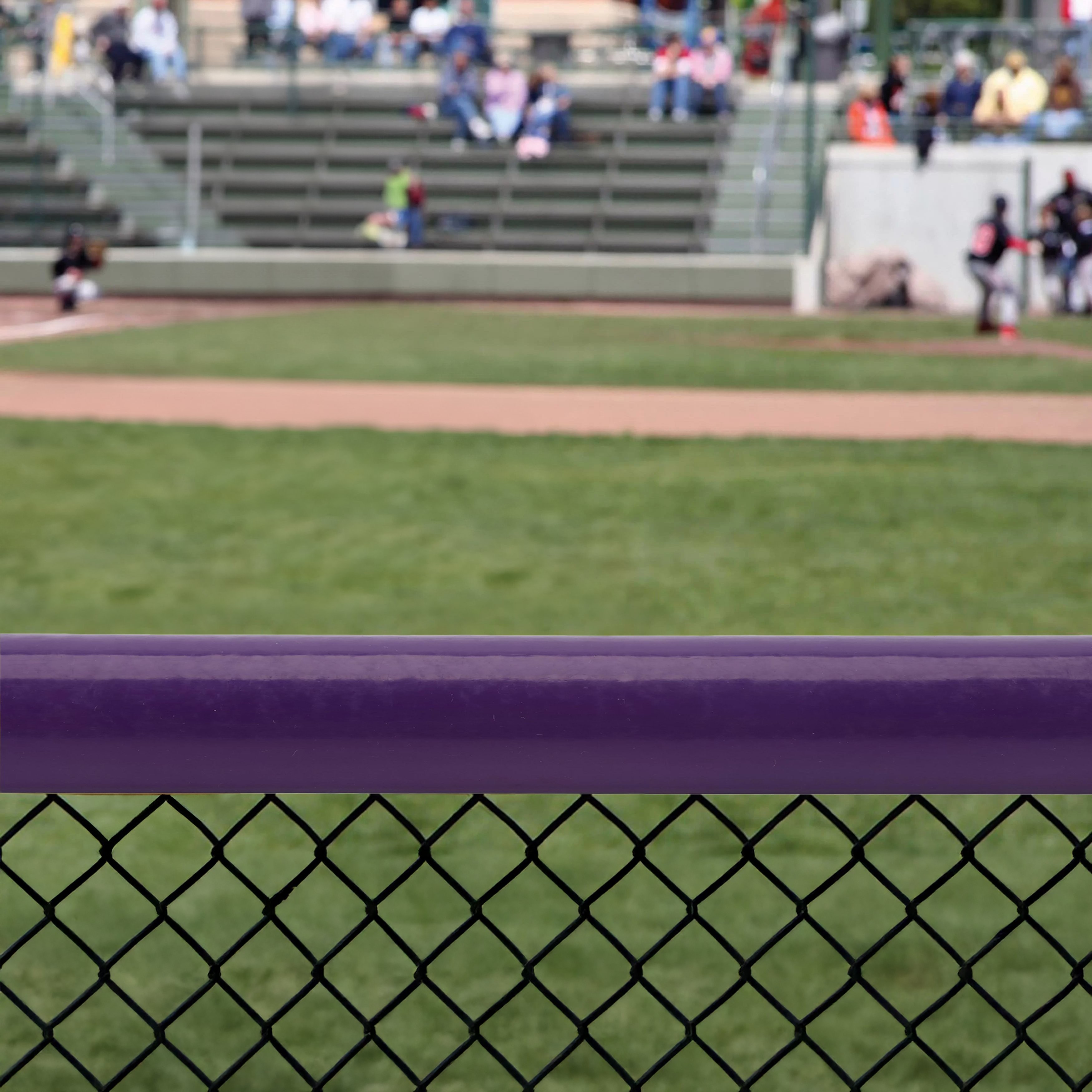 SafeFoam 8' Premium Baseball Fence Rail Foam Safety Padding - Purple ...