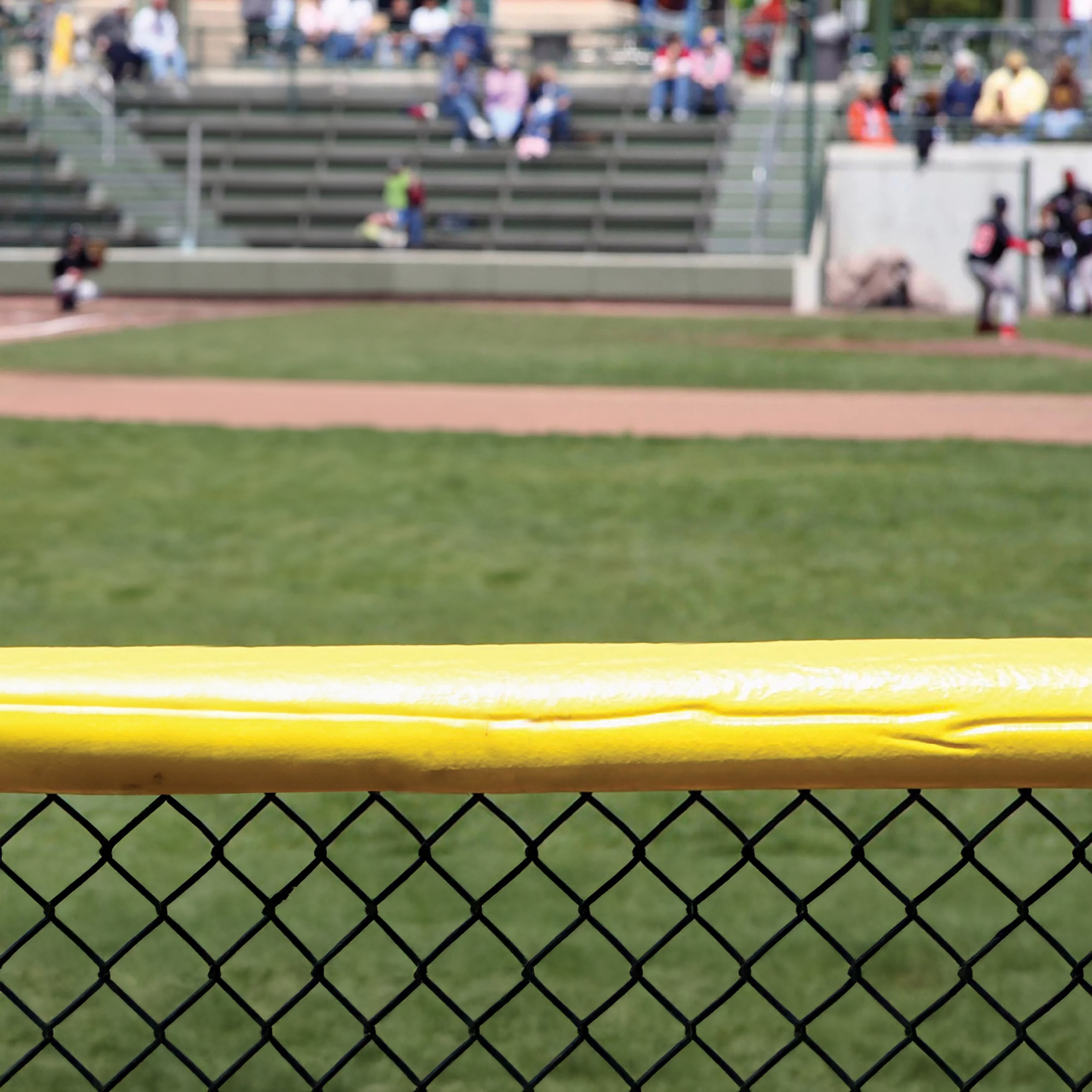 SafeFoam 8' Premium Baseball Fence Rail Foam Safety Padding - Yellow ...