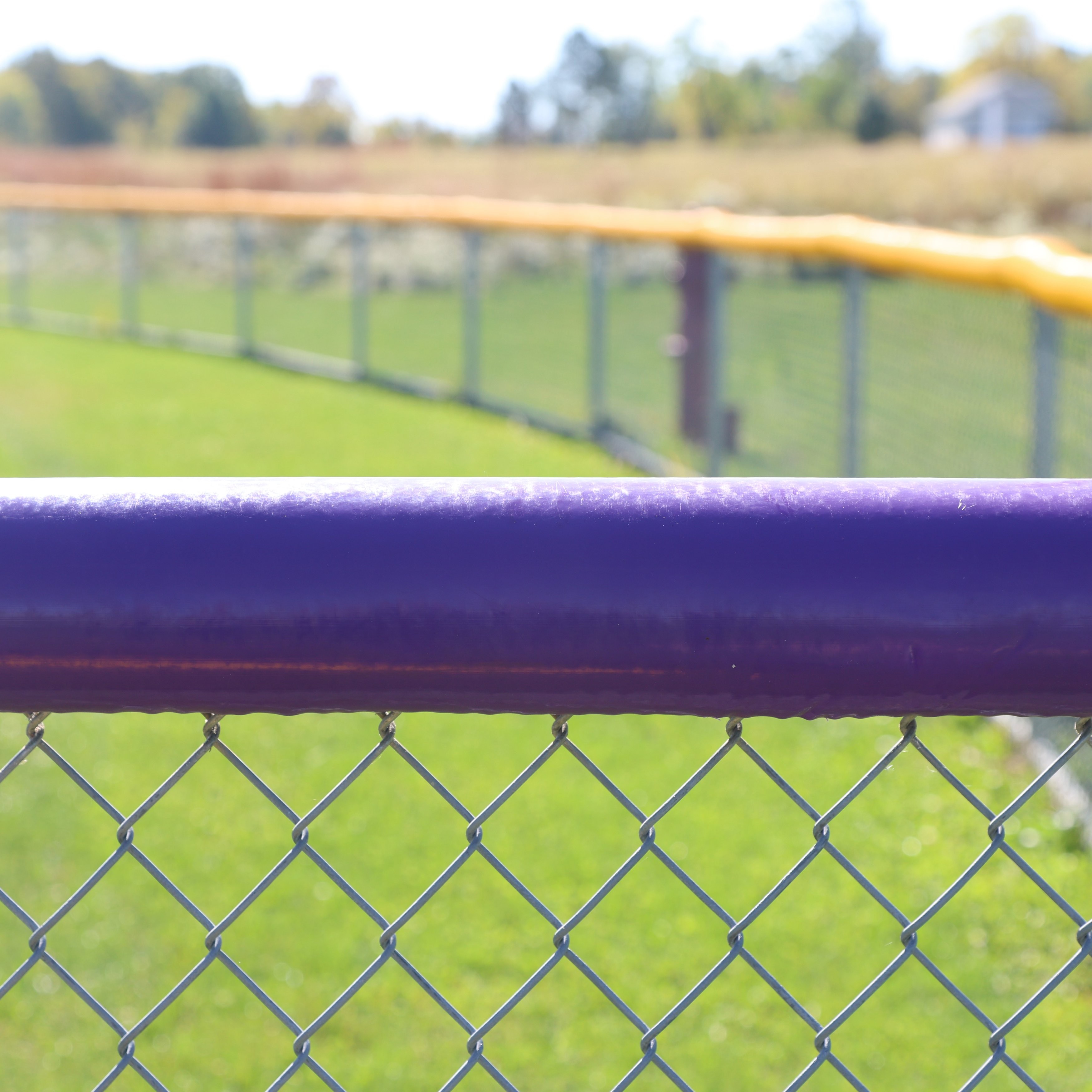 SafeFoam 8' Premium Baseball Fence Rail Foam Safety Padding - Purple ...