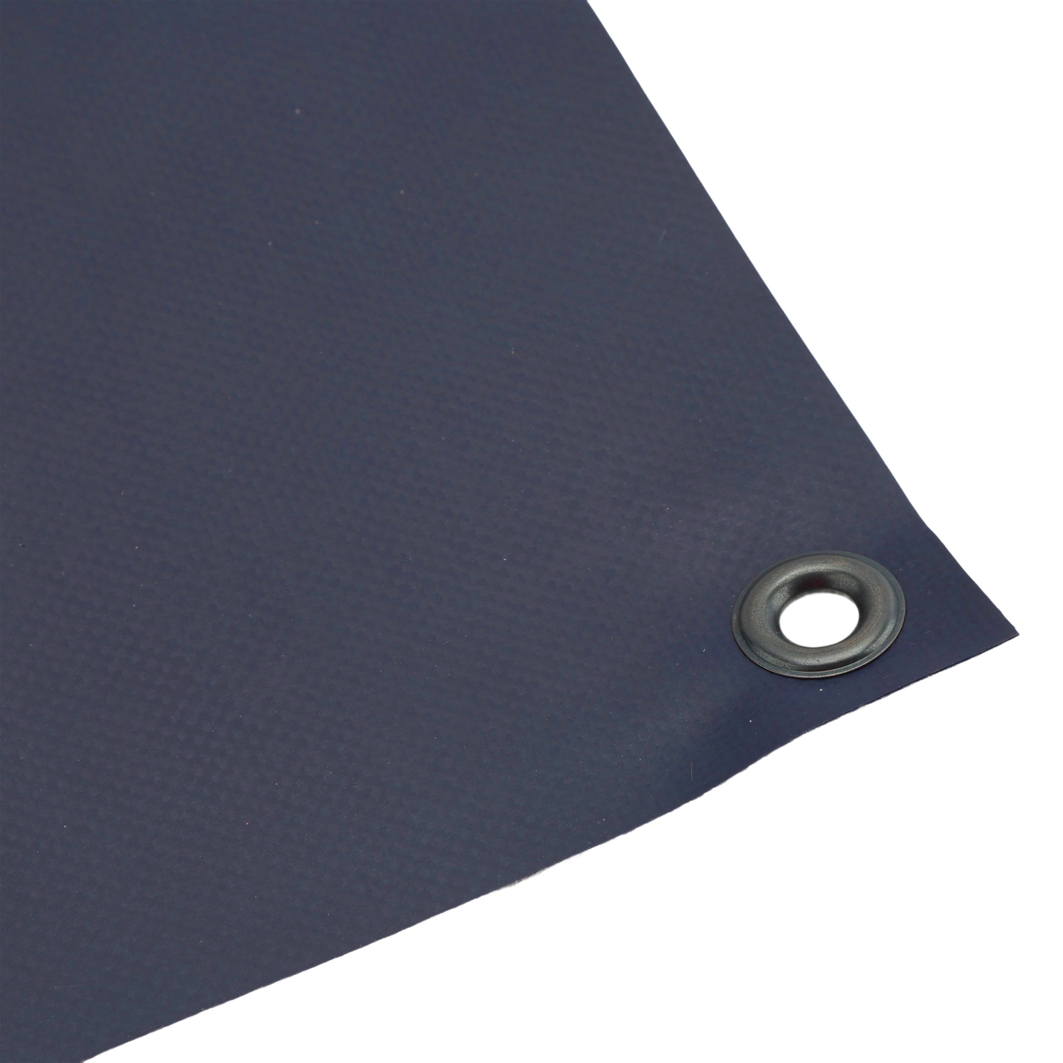 35ft L x 9ft H FenceMate Solid Vinyl Baseball Windscreen - Navy Blue ...